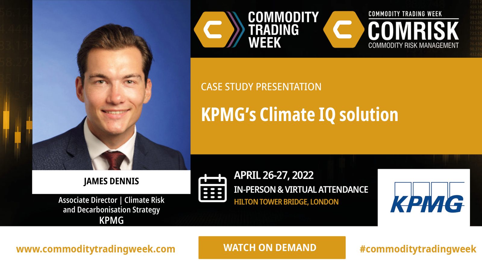 KPMG’s Climate IQ Solution - Commodity Trading Week