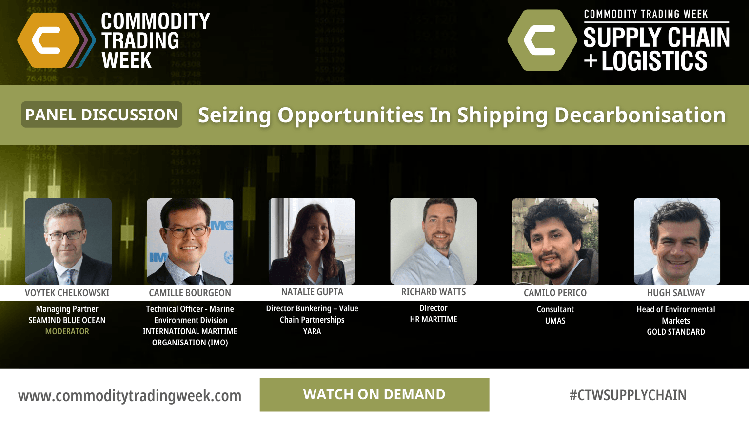Seizing Opportunities in Shipping Decarbonisation - Commodity Trading Week